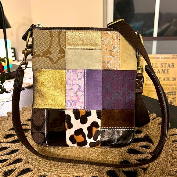 Coach | Bags | Coach Patchwork Crossbody Bag F514 | Poshmark